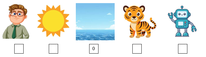 A. LISTENING I. Listen and number the pictures. There is one example.